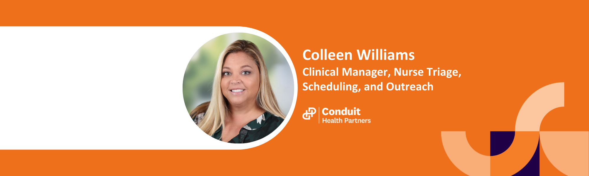 Clinical Management | Colleen Williams | Conduit Health Partners